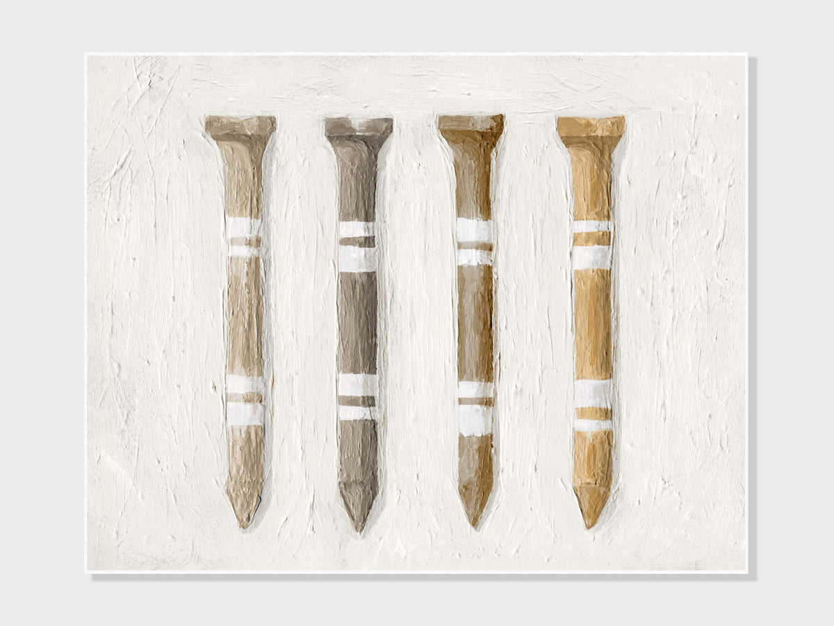 Acrylic Golf Tees | Fine Art Print — Claire Nilan | Art + Design
